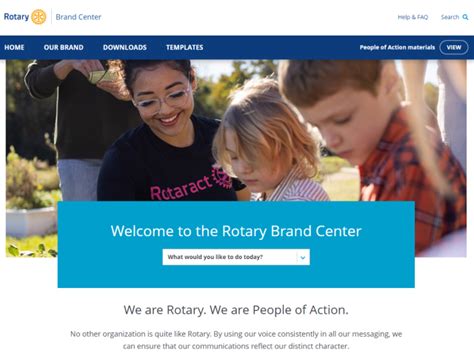 The Redesigned Rotary Brand Center District 7070