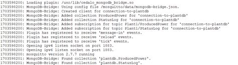 integrating mqtt data to mongodb cedalo