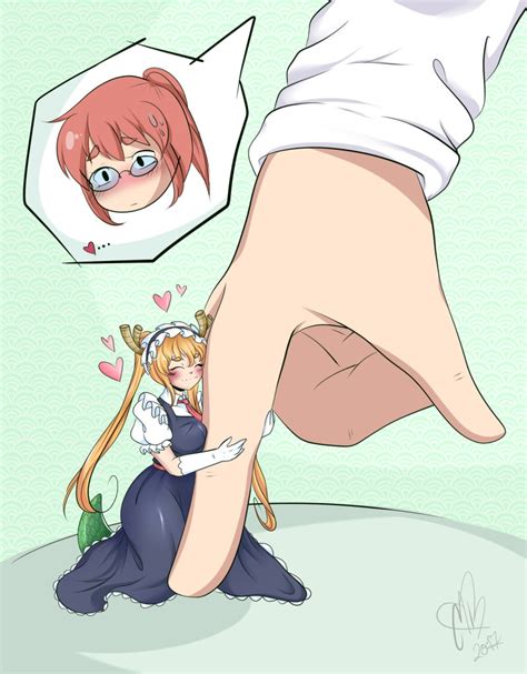 Rule 34 Big Breasts Deviantart Giantess Huge Kobayashi Kobayashi San Chi No Maidragon Macro