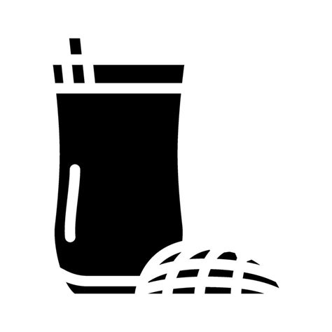 Mango Lassi Indian Cuisine Glyph Icon Illustration 44795432 Vector Art