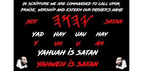 Yahweh The False God