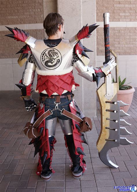 Monster Hunter Unite Rathalos Blademaster Armor By Novemlagann On