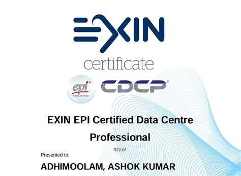 Happy To Share Here As I Have Obtained Certified Data Center Professional Cdcp Certificate