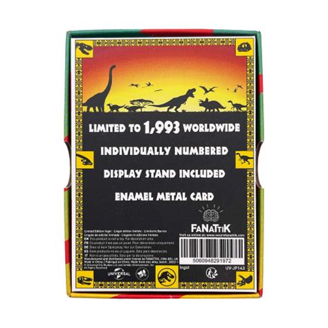 Jurassic Park Jeep 30th Anniversary Limited Edition Ingot
