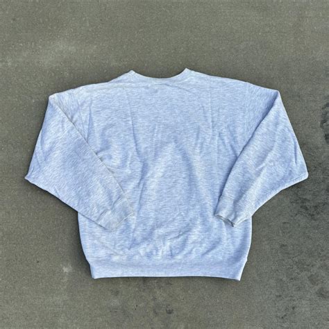 90s Vintage Timberland Crewneck Whitegrey Size Depop