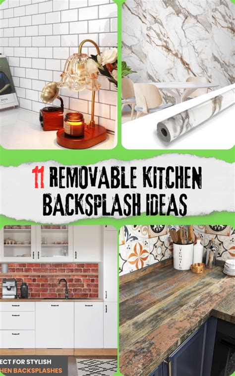 11 Removable Kitchen Backsplash Ideas Youll Love My Besuited Home