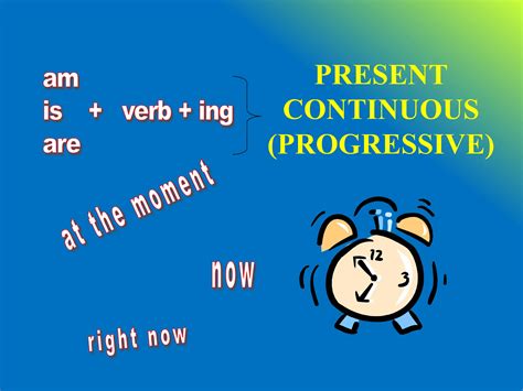 Presente Progresive Inglésssssssssssssppt