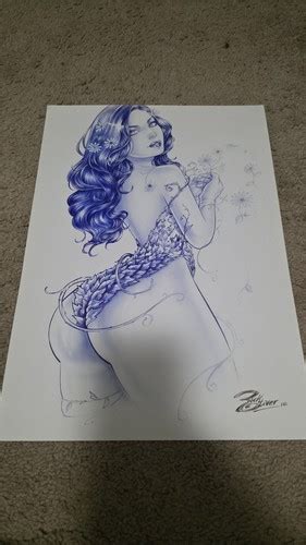 Original Sexy Artwork Dc Comics Poison Ivy Batman Thicc Ebay