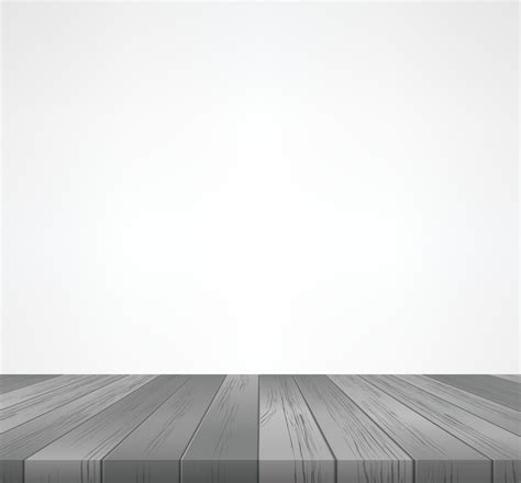 Wood Floor Pattern And Texture For Background Perspective View Of Wooden Floor On White