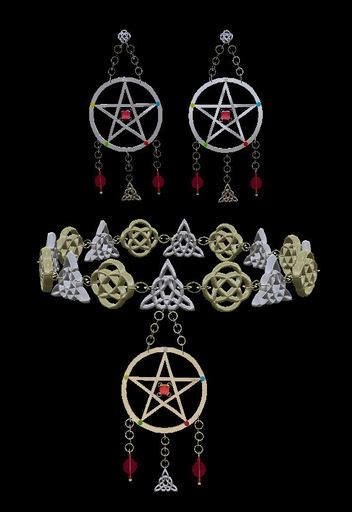 Second Life Marketplace Celtic Pentacle Set