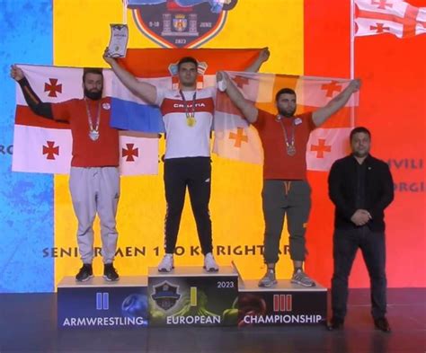გურჯაანელმა სპორტსმენებმა მკლავჭიდის ევროპის ჩემპიონატზე ორი ოქროს და სამი ბრინჯაოს მედალი