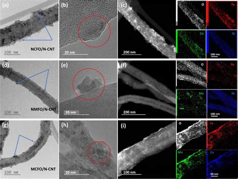 Tem Bf And High Resolution Images Stem Adf Images And Stem Edx