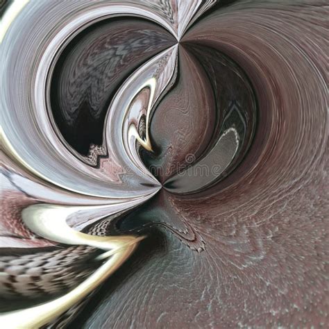 Brown Silver Abstract Background Shapes Textured Blurred Shapes Stock