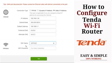 How To Configure Tenda Router Static Ip Tenda Ac10 Youtube