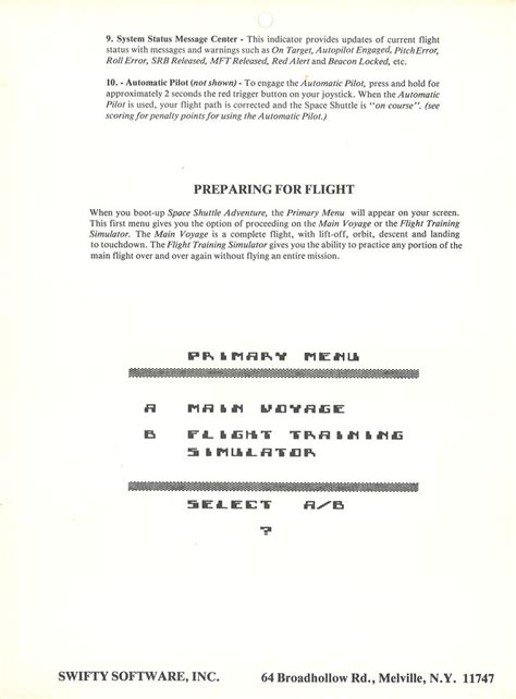 Atari 400 800 Xl Xe Space Shuttle Module One Scans Dump Download