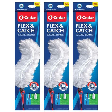 Reviews For O Cedar Flex And Catch Heavy Duty Dusting Kit With Stay On