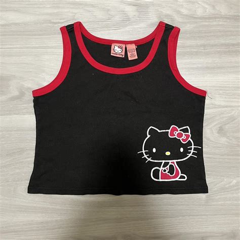 Hello Kitty Tank Top Size L Tag Hello Depop
