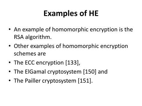 Homomorphic Encryption Schemepptx