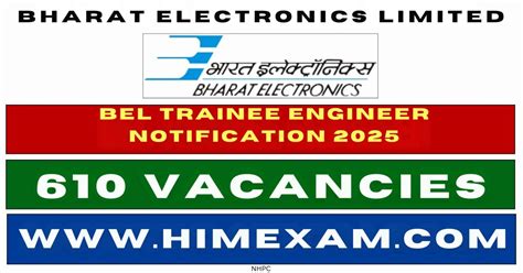 Bel Trainee Engineer Recruitment 2025