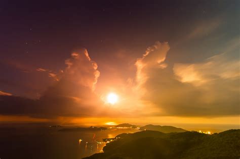Wallpaper Sunlight Landscape Sunset Sea Reflection Sky Sunrise