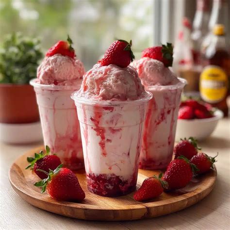 Strawberries And Cream Raspado Refreshing Mexican Shaved Ice