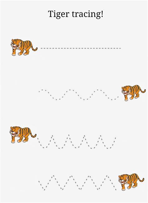 Tiger Worksheet Home Daycare Worksheets Daycare