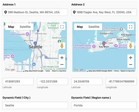 Screenshots Formidable Geolocation
