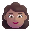 👩🏽 Woman Medium Skin Tone Emoji