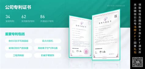 专利证书展示ppt 花瓣网
