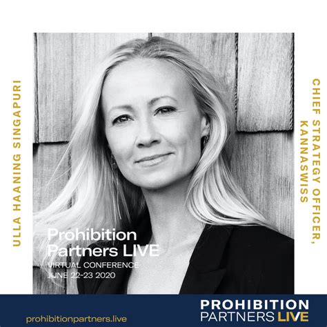 Looking Forward To Represent Kannaswiss At Prohibition Partners Live On