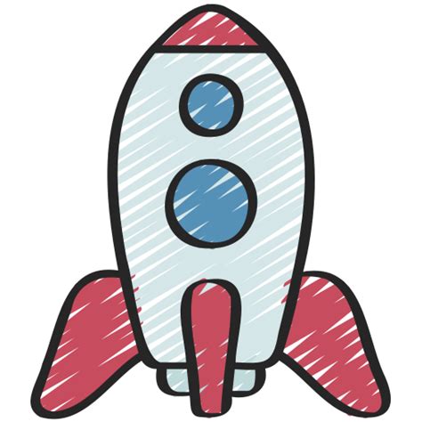 Rocket Ship Juicy Fish Sketchy Icon