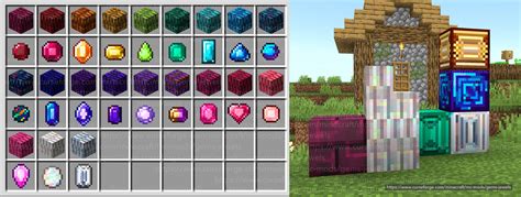 Minecraft How To Add Gems To Weapons And Gear Gem Crafting Guide