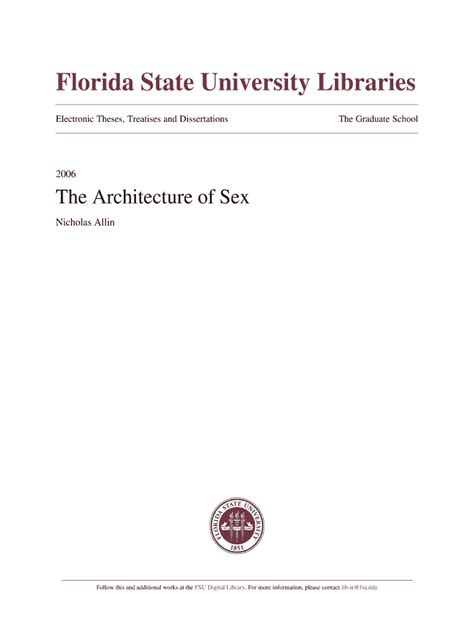 Fillable Online The Architecture Of Sex Fax Email Print Pdffiller