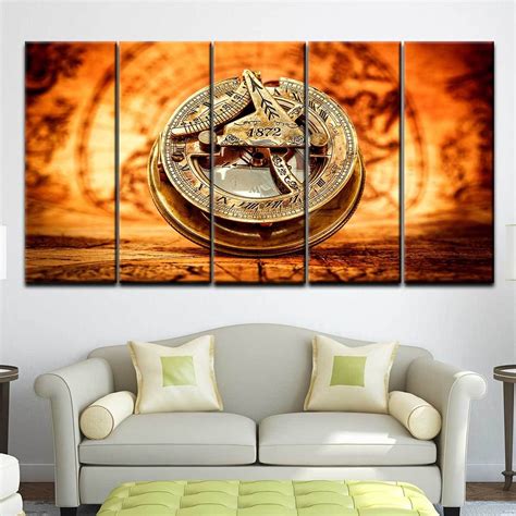1872 Compass 5 Piece Mega Extra Large Ready To Hang Artofit