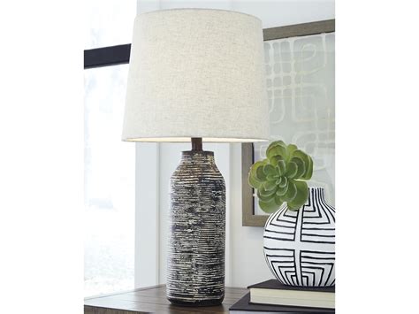 Mahima Blackwhite Lamps Zsmart Furniture