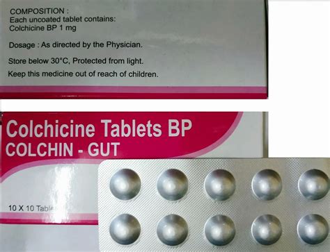 Colchicine Tablets Bp 1mg At ₹ 1000box Zycolchin Tablet In Nagpur Id 2849737894133