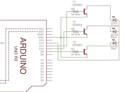 Arduino 4 Pin 5mm Full Color LED Make