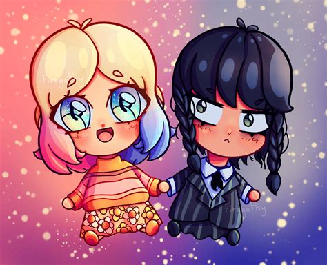 Artstation Wenclair Wednesday And Enid