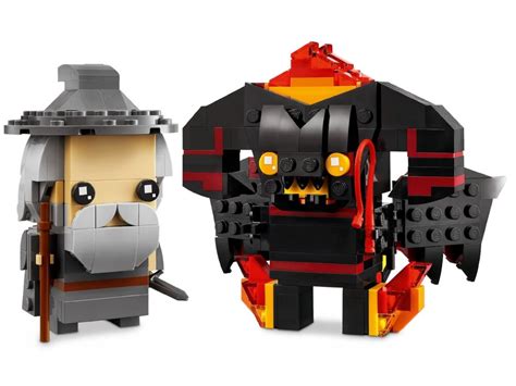 LEGO Brick Headz 40641 Гэндальф Серый и Балрог | playzone.com.ua