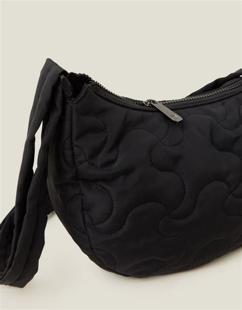 Large Quilted Cross Body Bag Crossbody Bags Accessorize Uk