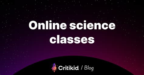 Online Science Classes