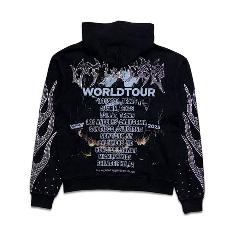 Vtilted Death Proof Zip Up Hoodie Washed Black Vip Clothing Stores
