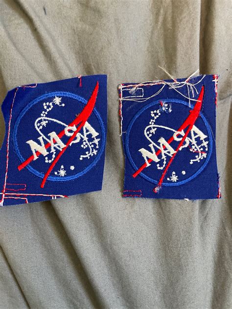 Official Nasa Vector Meatball Logo Patch Lot Of 2 See Photos For
