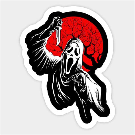 Scream Ghostface Sticker Sticker Graffiti Aesthetic Stickers Stickers