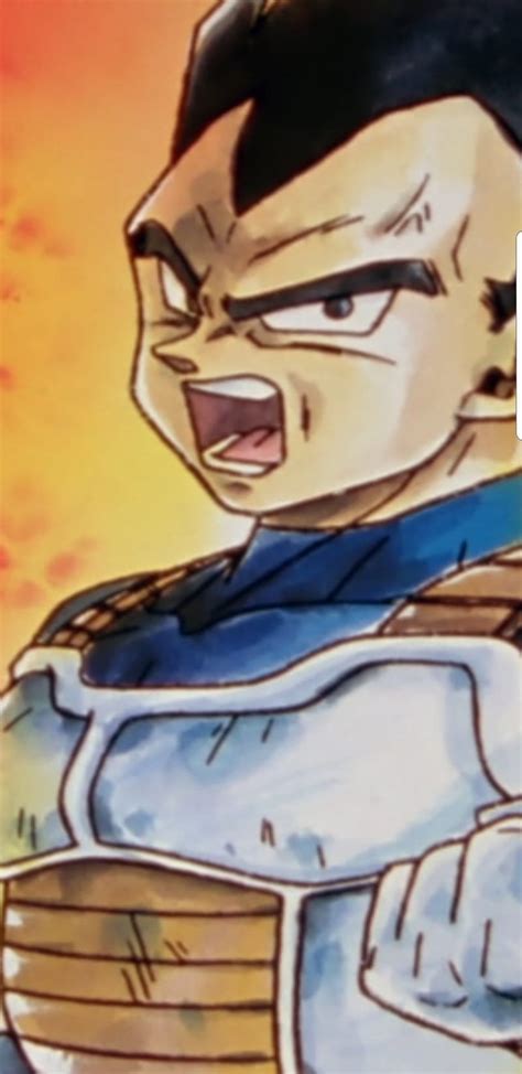 Desktop Wallpaper Angry Vegeta Dragon Ball Super Art