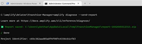 ` Amplify Diagnose Send Report` Fails To Send Zip On Windows · Issue 10980 · Aws Amplify