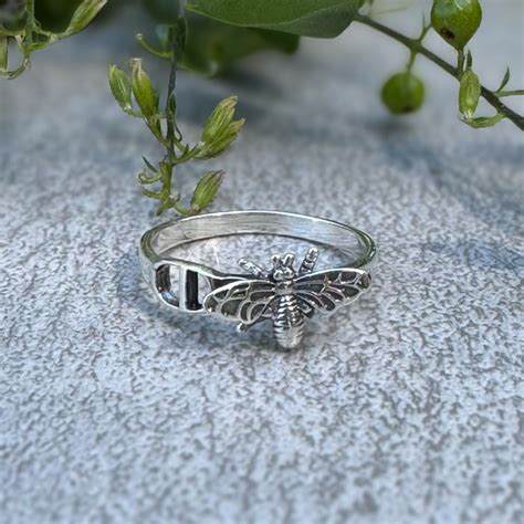 Sterling Silver Sterling Silver Bee Ring Underart Gallery Nature