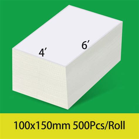 Custom Thermal Barcode Label Paper Adhesive Label Grandado