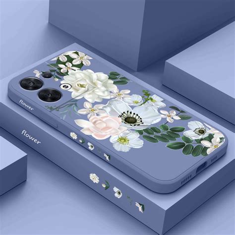 Romantic Lilies Phone Case For Oppo Reno 8z 8 Pro 8t T Z 7z 6 5 5g 4g