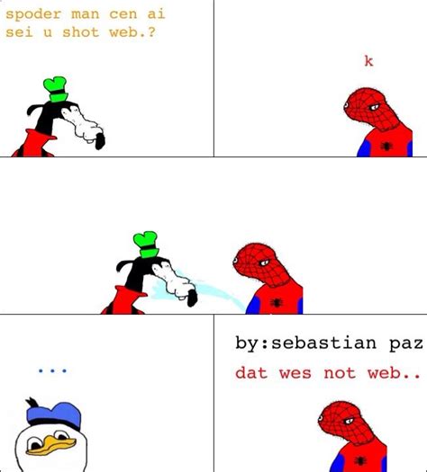 Spoder Man Shoots Web Comics Amino